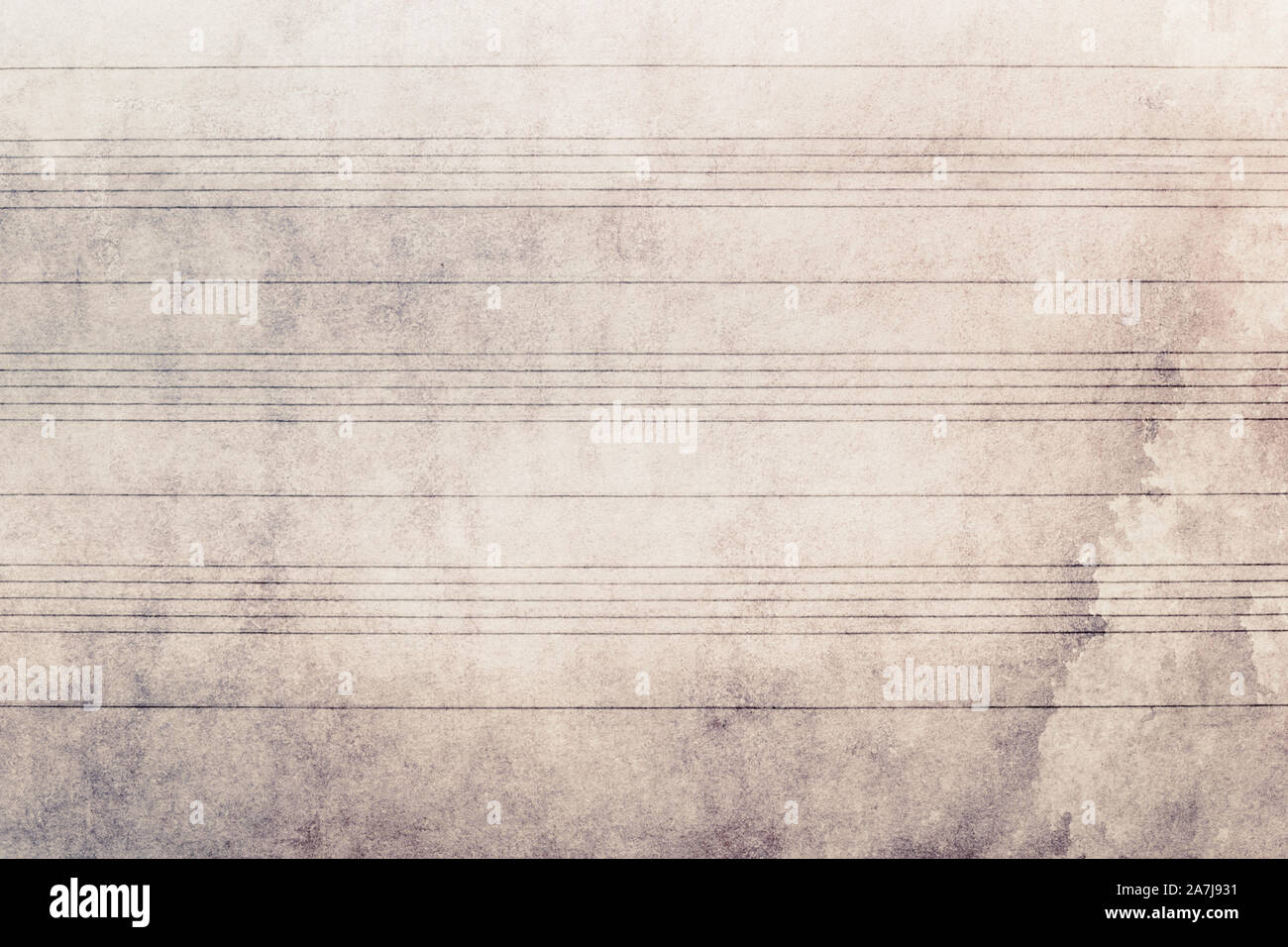 Sheet music without notes, horizontal lines, empty surface Stock Photo ...