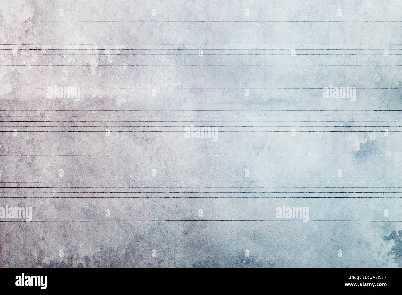 Sheet music without notes, horizontal lines, empty surface Stock Photo ...