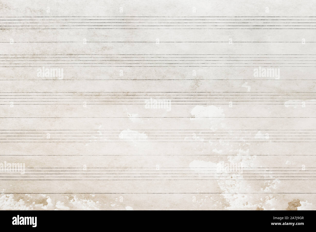 Sheet music without notes, horizontal lines, empty surface Stock Photo ...