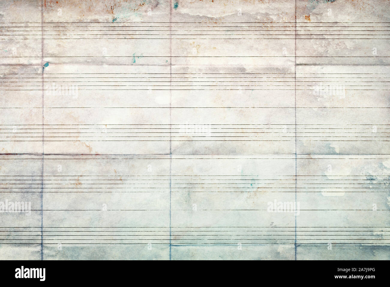 Sheet music without notes, horizontal lines, empty surface Stock Photo ...