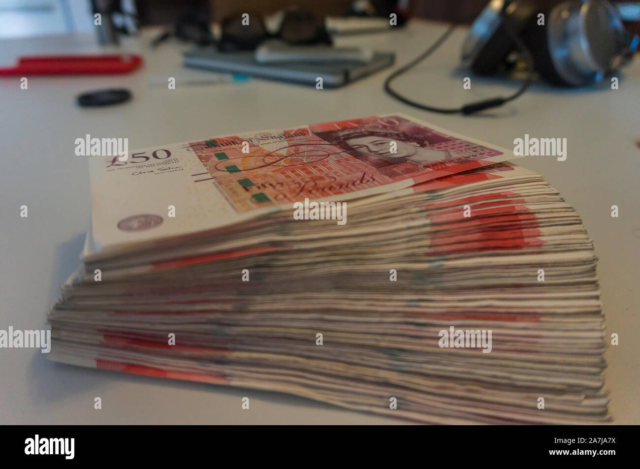 GBP money bill close up finance background, Business concept. UK pound ...