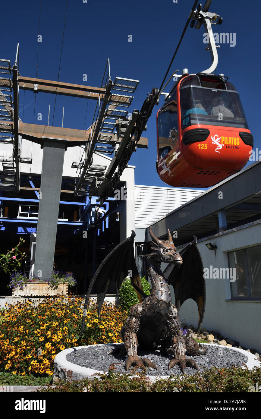 Mount pilatus cable car hi-res stock photography and images - Alamy