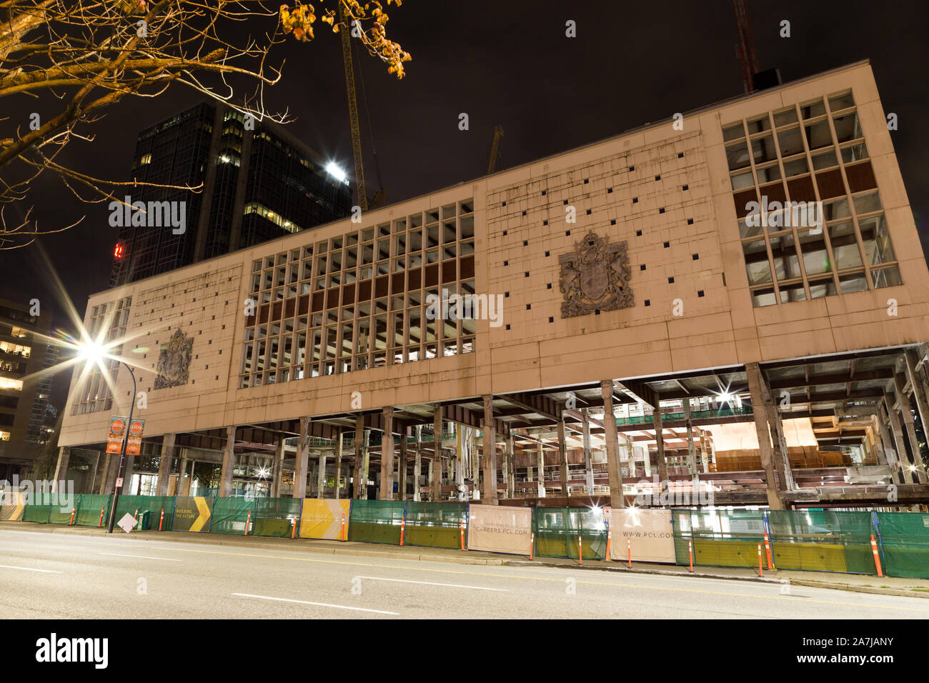 VANCOUVER, BC, CANADA - OCT 05, 2019: The old Canada Post buidling in ...