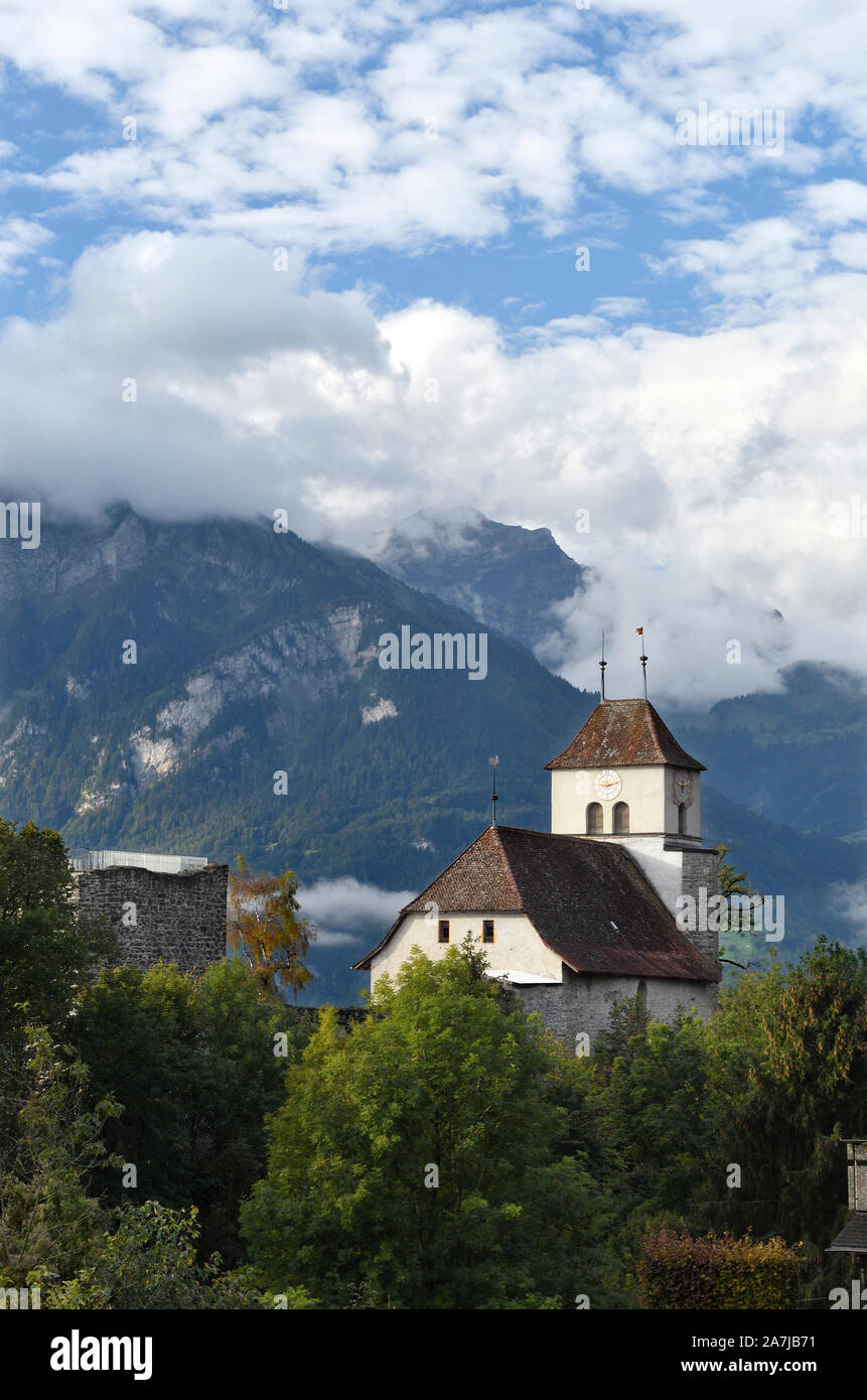 Interlaken castle hi-res stock photography and images - Alamy