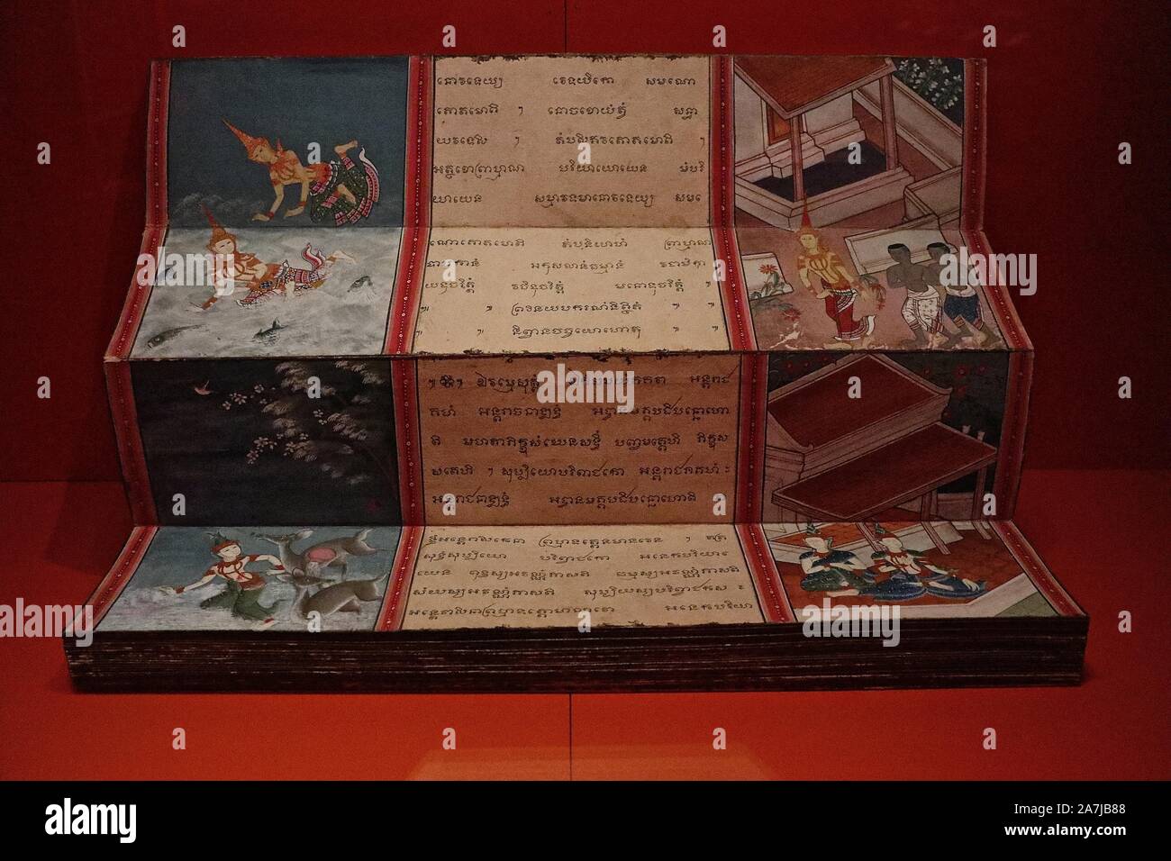 Buddhist scriptures library hi-res stock photography and images - Alamy