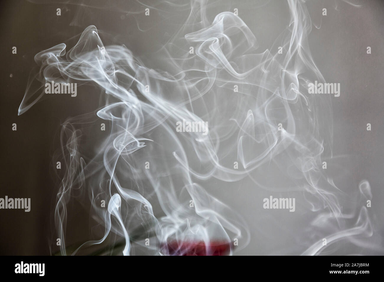 Smoke in the air Stock Photo - Alamy
