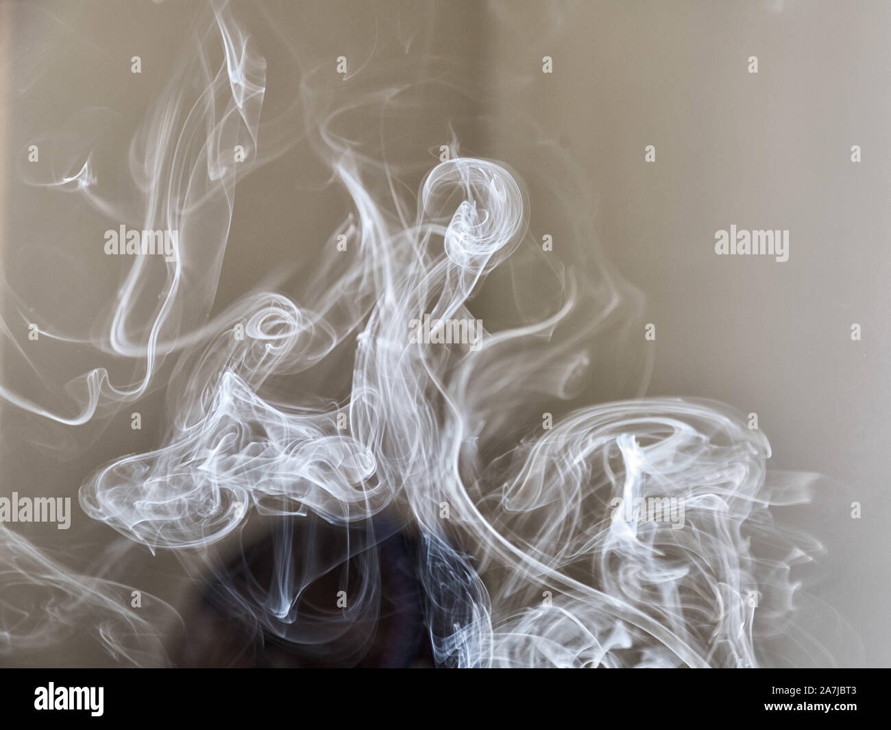 Smoke in the air Stock Photo - Alamy