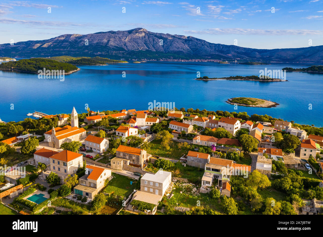 Lumbarda, island Korčula, Croatia Stock Photo - Alamy