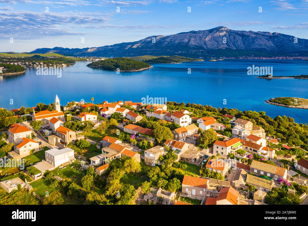 Lumbarda, island Korčula, Croatia Stock Photo - Alamy