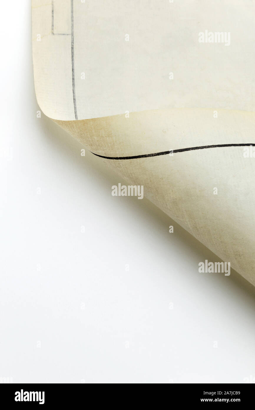 Old pages of Japanese book, texture background Stock Photo - Alamy