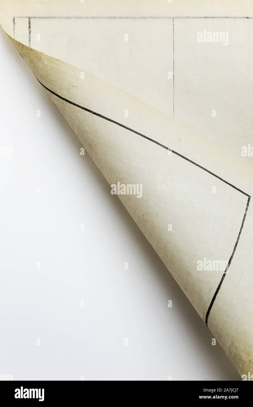 Old pages of Japanese book, texture background Stock Photo - Alamy