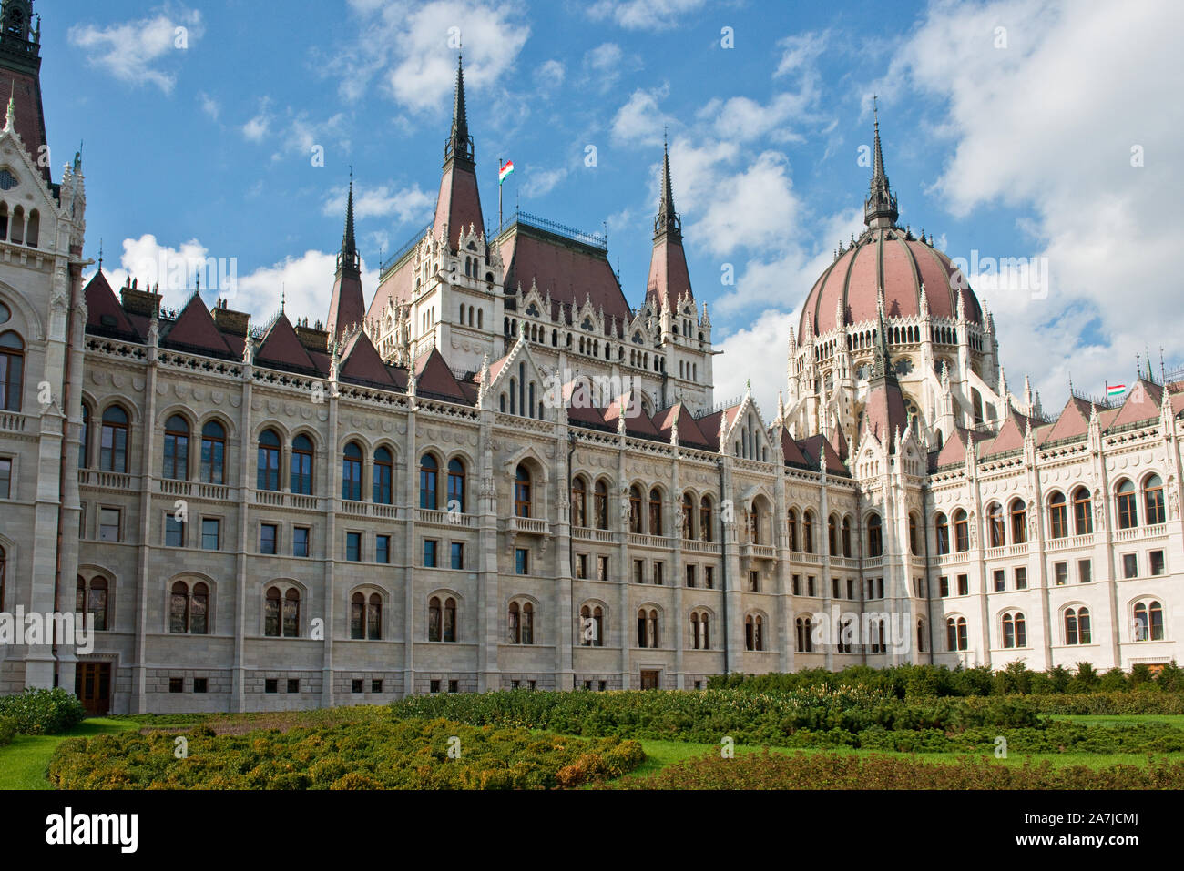 Architectural detail of Hungarian Parliament Building. Budapest Stock ...