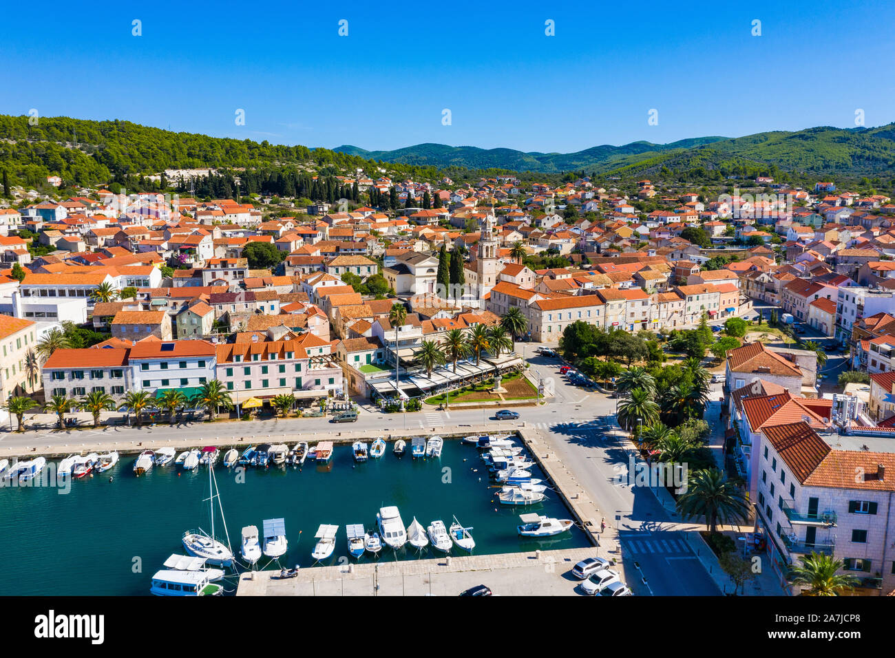 Vela Luka, island Korčula, Croatia Stock Photo - Alamy