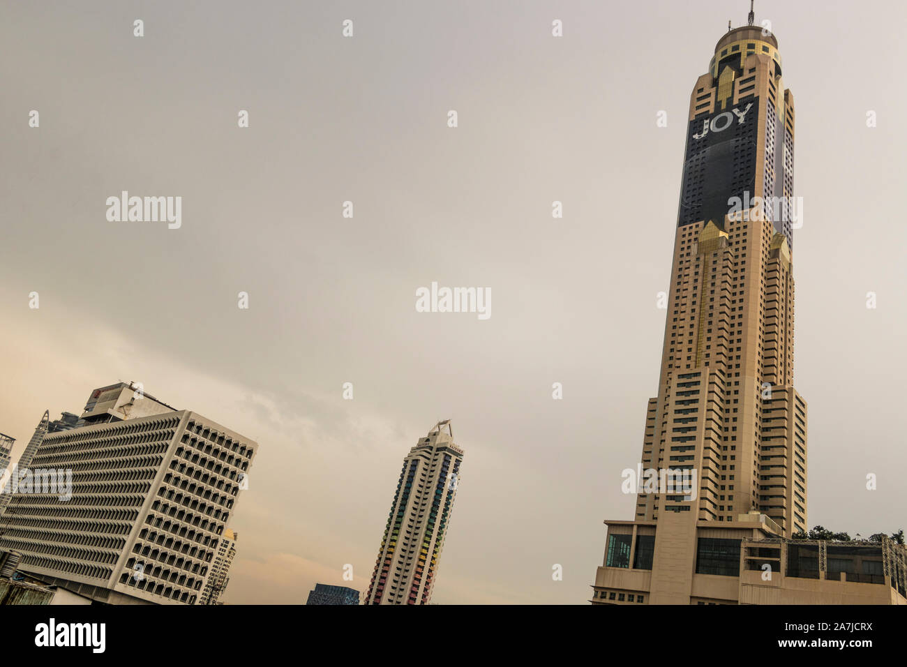 Baiyoke Tower 2 in Bangkok, Thailand. Skyscrapers and skyscrapers in ...