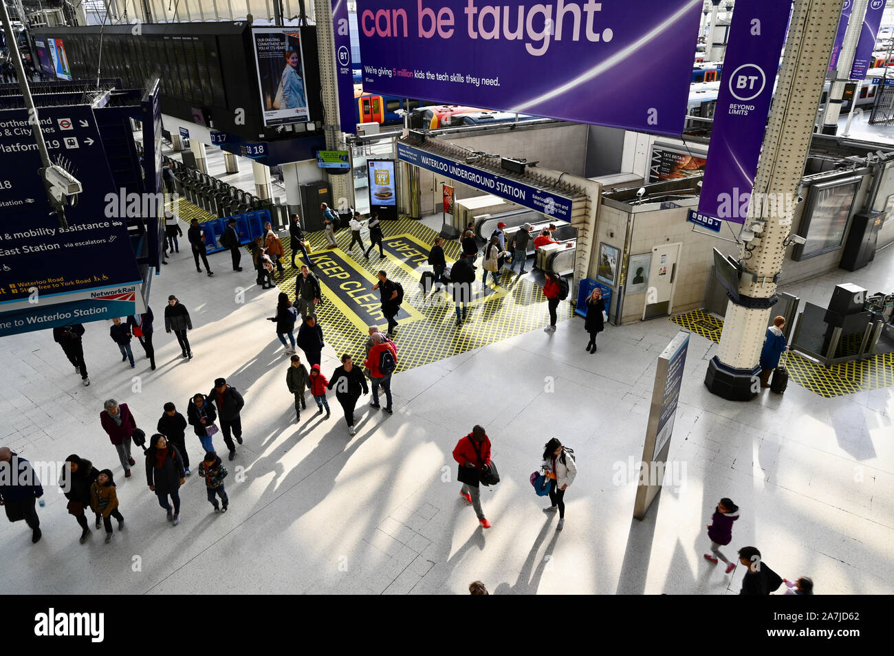 Entrance to Waterloo Underground. Waterloo Station Concourse, Waterloo ...