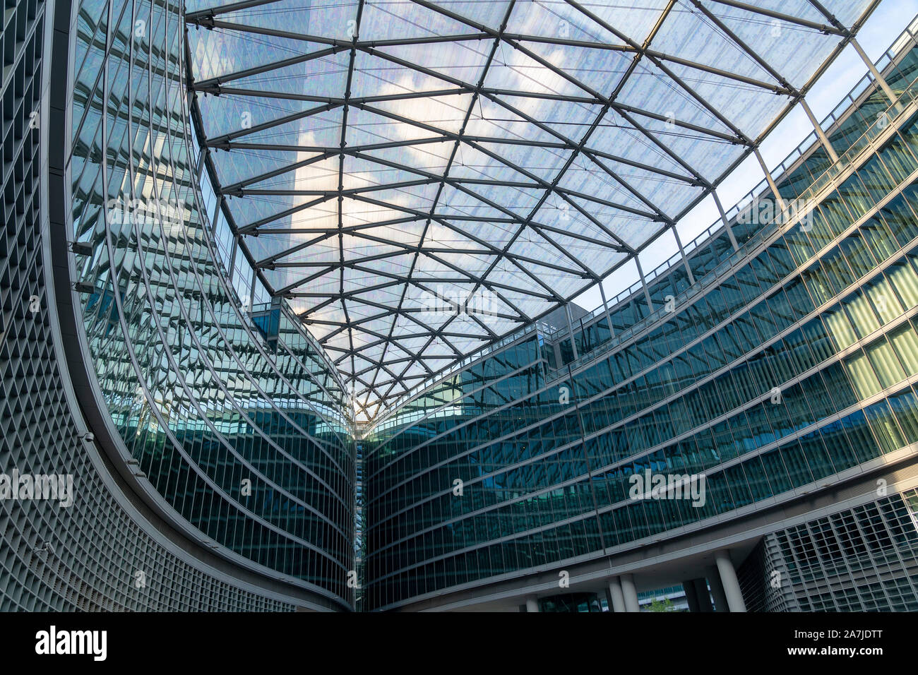 Milan, Lombardy, Italy: the modern building known as Palazzo Lombardia ...