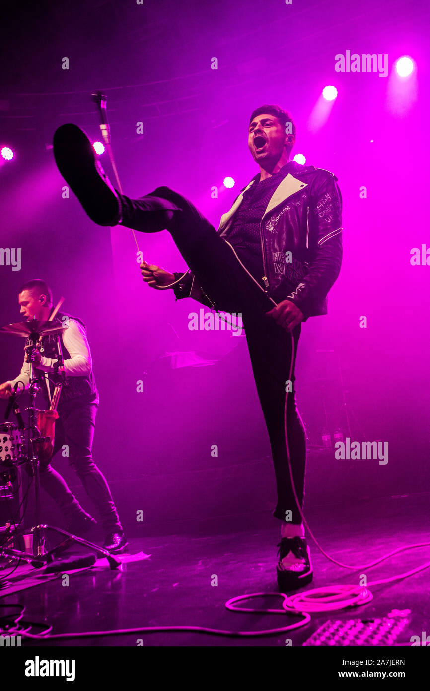 Milan Italy. 02 November 2019. The Scottish rock band SAINT PHNX ...