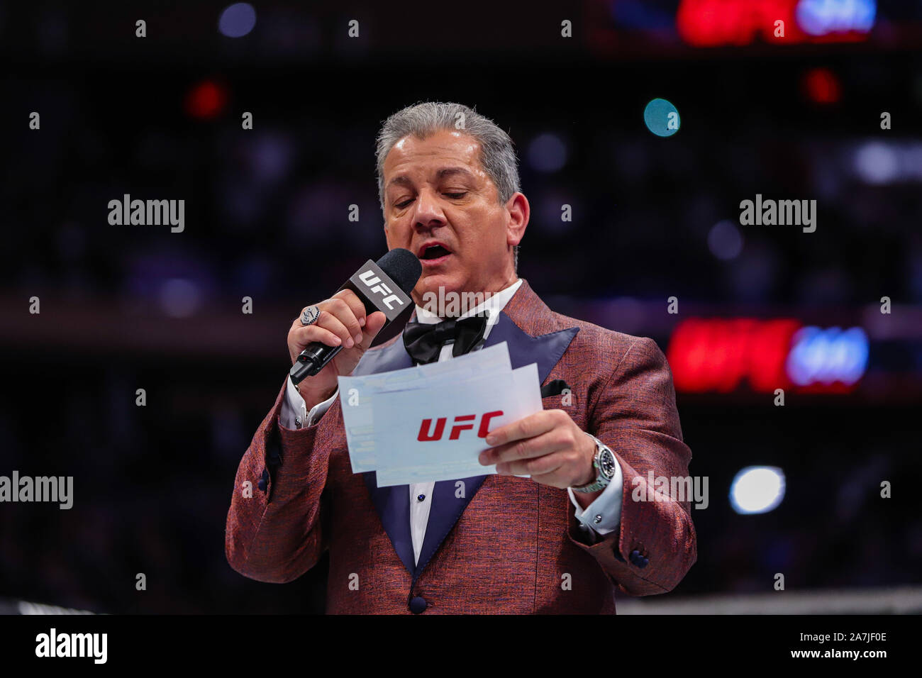 New York, USA. 2nd Nov, 2019. Bruce Anthony Buffer during UFC 244 at ...