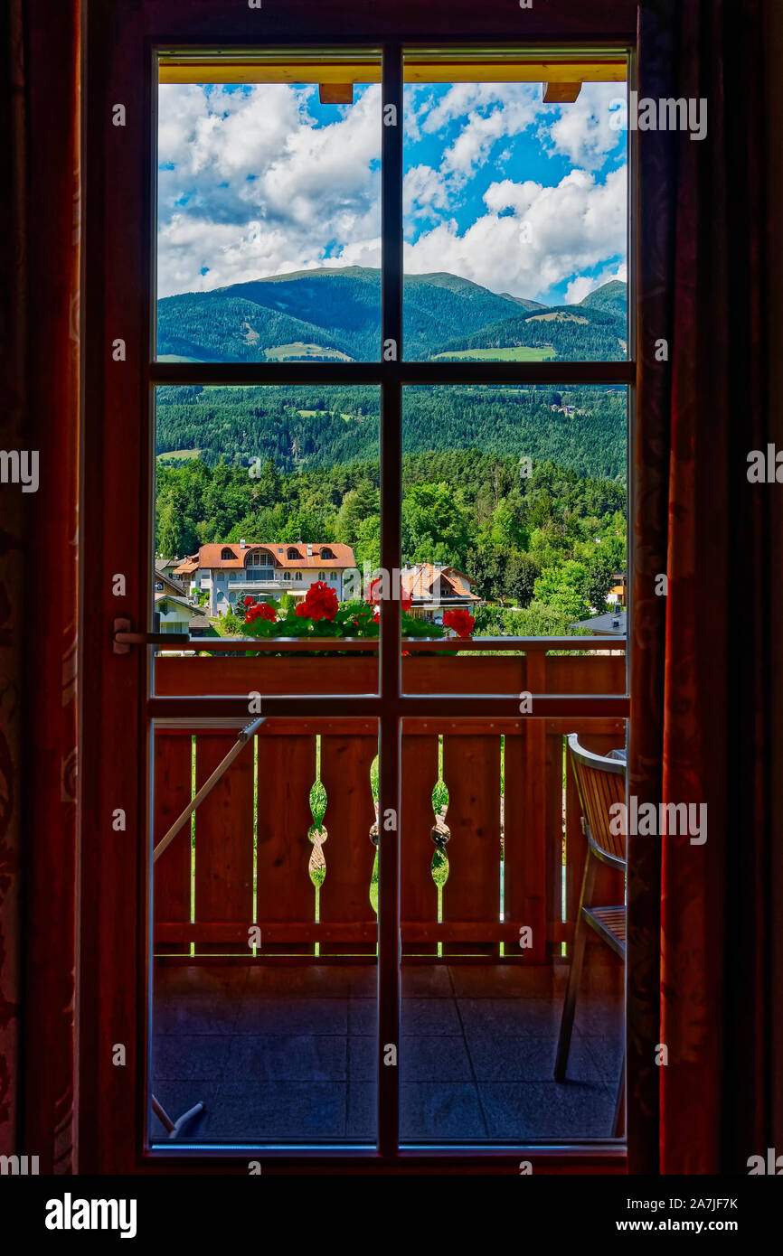 Mountain landscape view through glass hi-res stock photography and ...