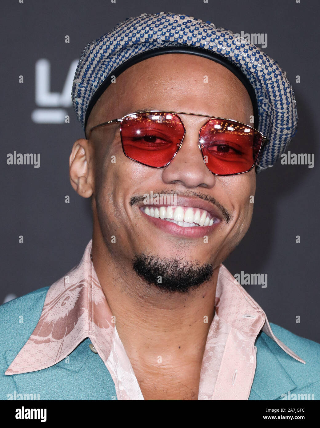 LOS ANGELES, CALIFORNIA, USA - NOVEMBER 02: Anderson .Paak arrives at ...