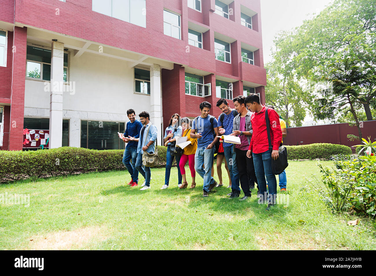 College Student Group With Books
