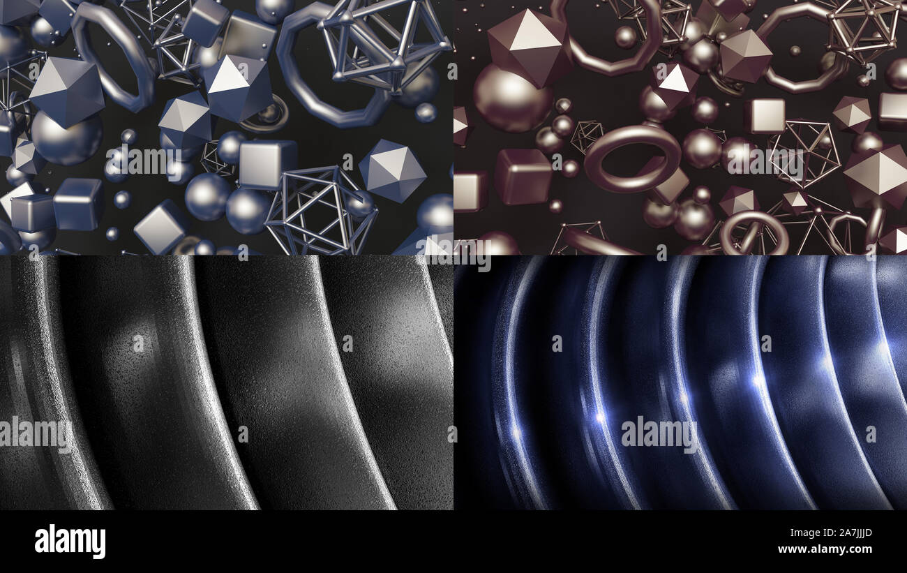 Metal background, 3d rendering 3d illustration Stock Photo - Alamy