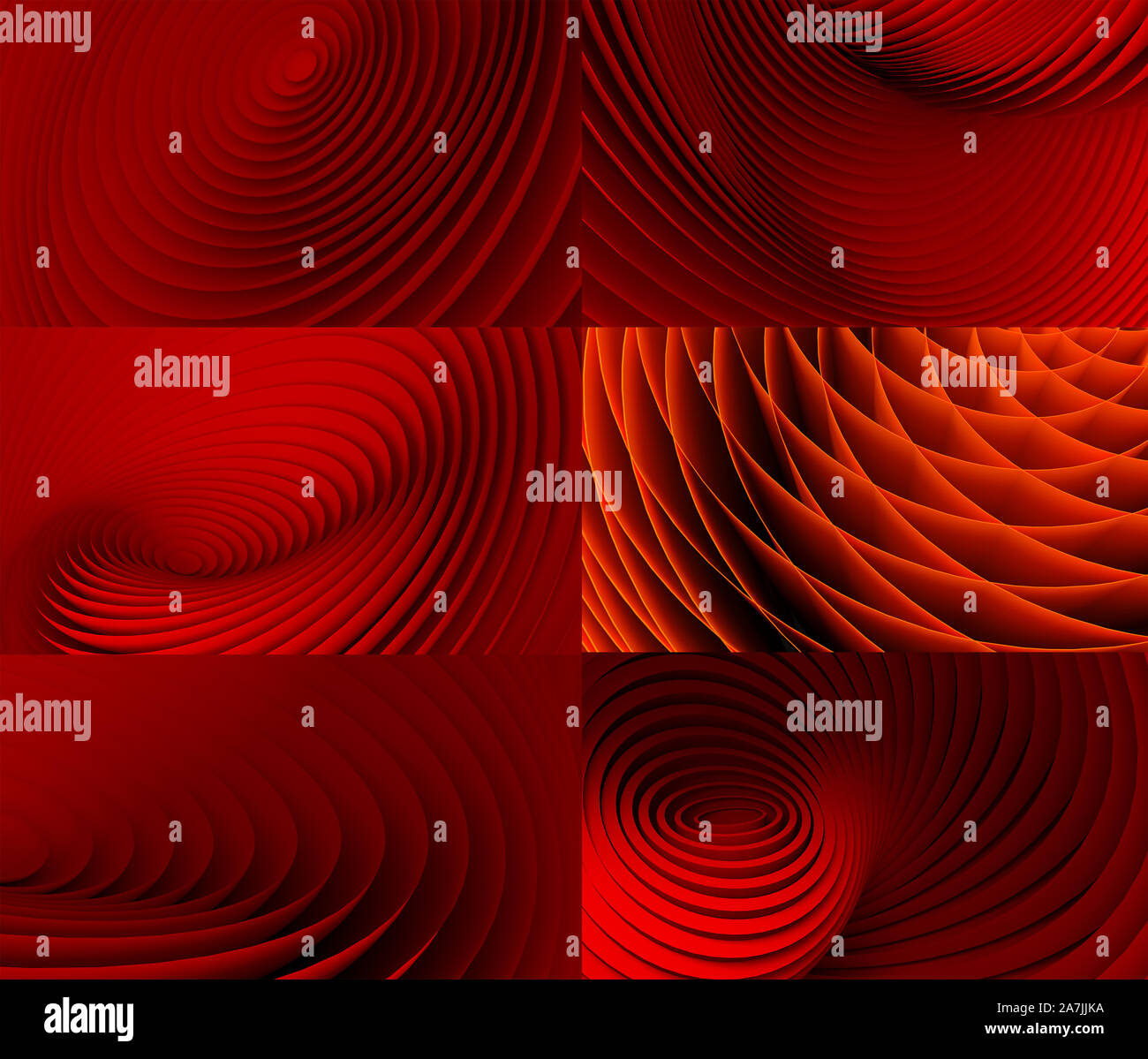 Set of red backgrounds. 3d rendering 3d illustration Stock Photo - Alamy