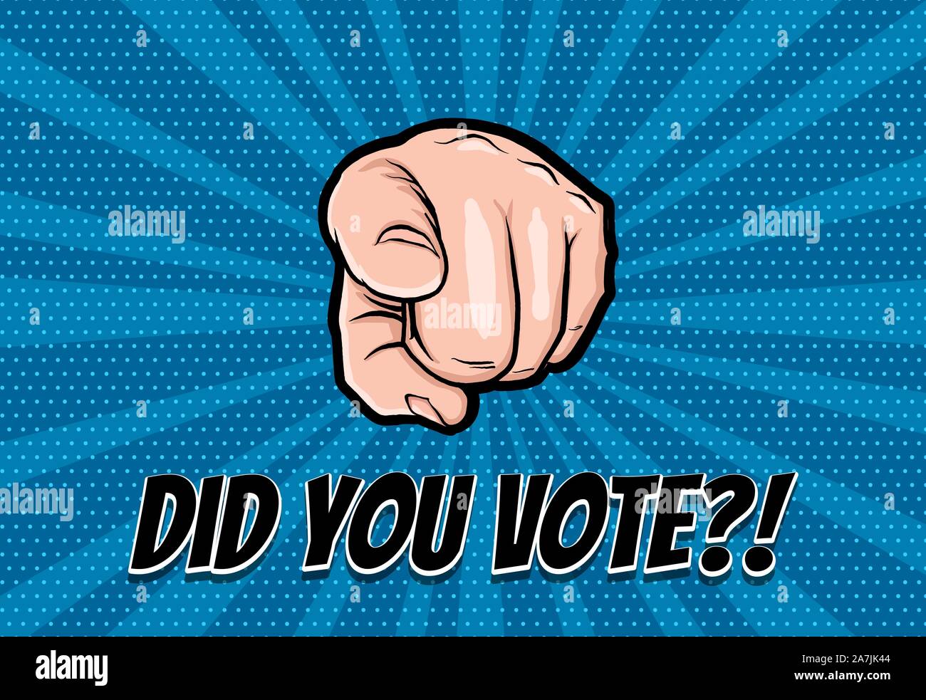 Man pointing finger forward Stock Vector Images - Alamy