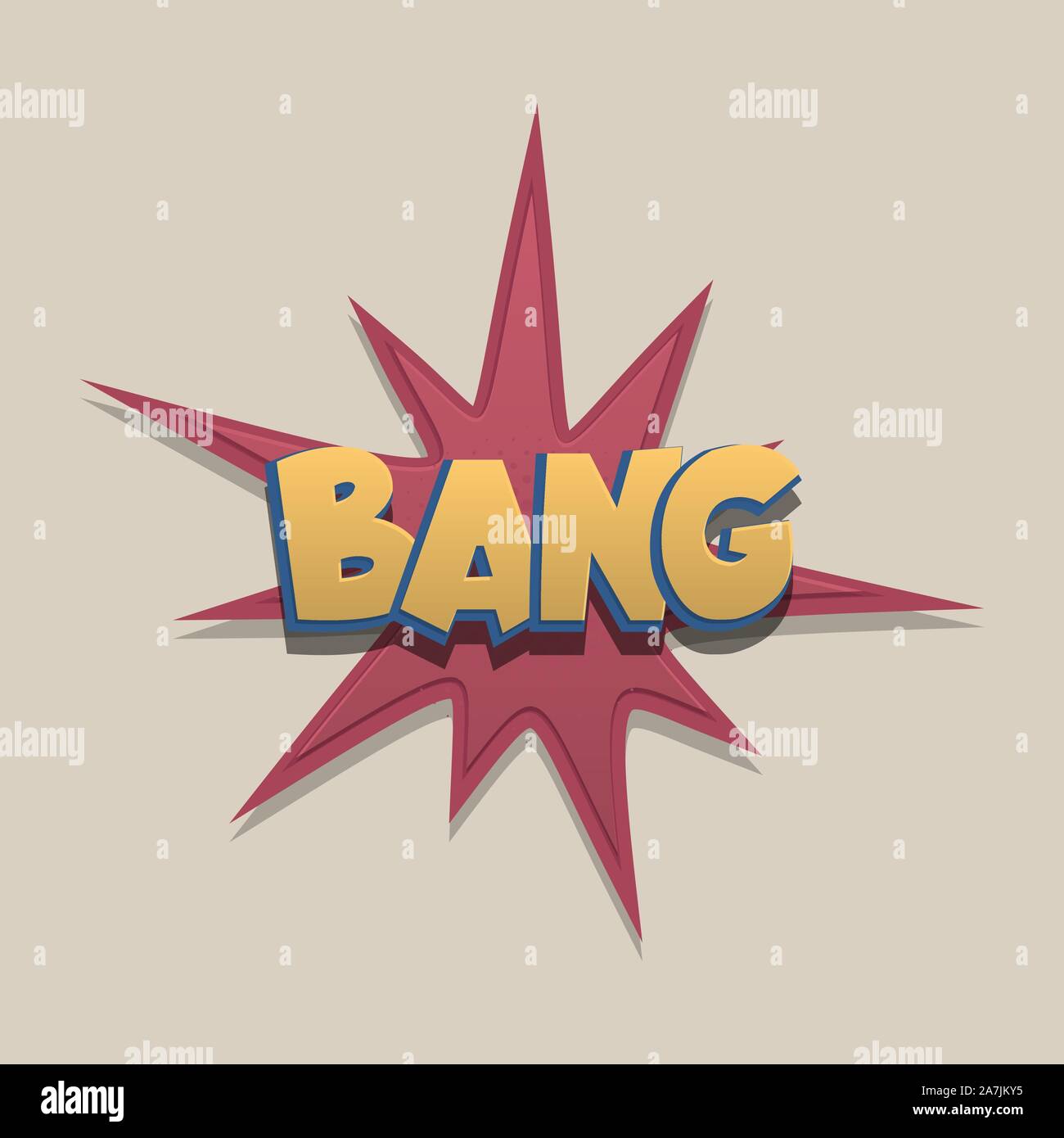 Comic text speech bubble pop art design Stock Vector Image & Art - Alamy