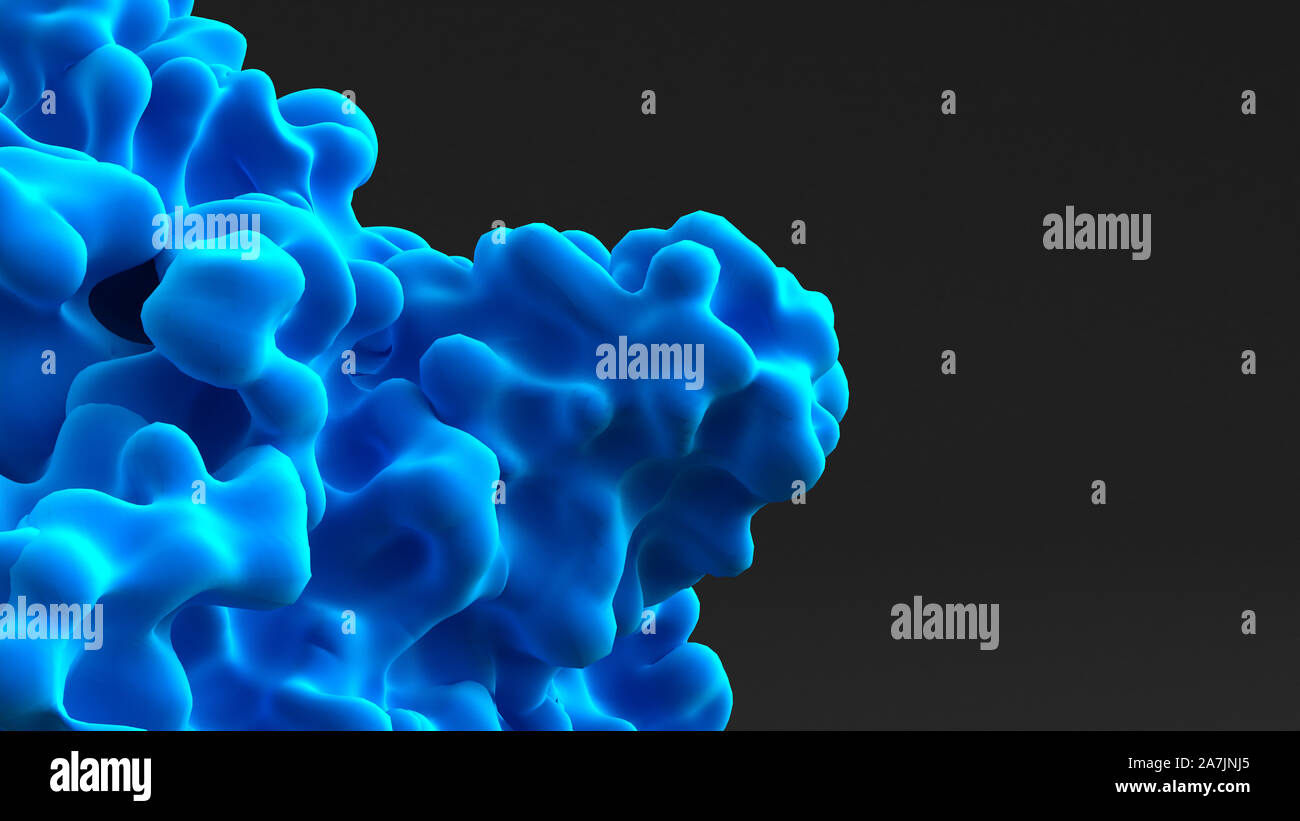 Shape of smoke on a black background. 3d rendering, 3d illustration ...