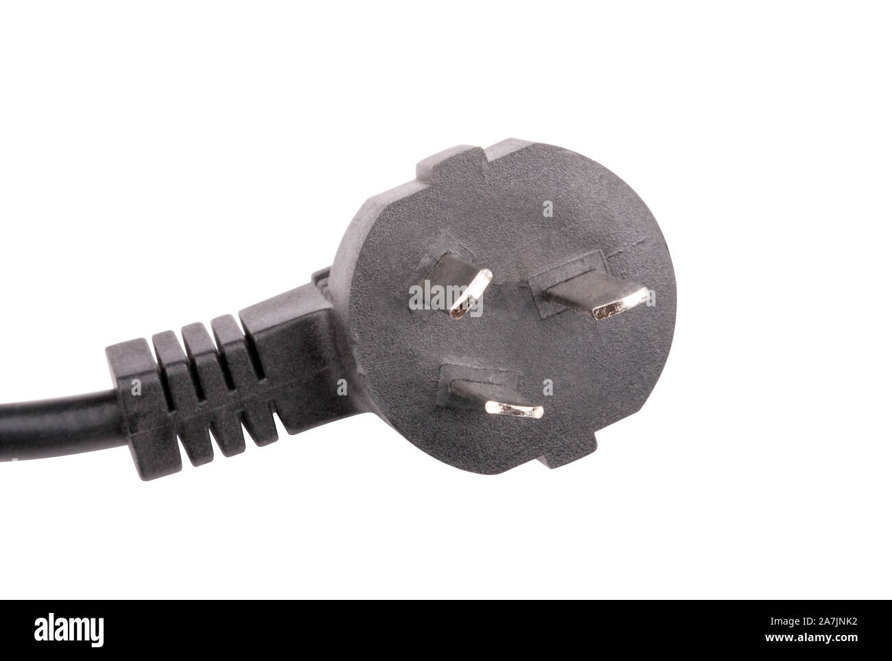 UK Outlet Plug with Cord Isolated Stock Photo - Alamy