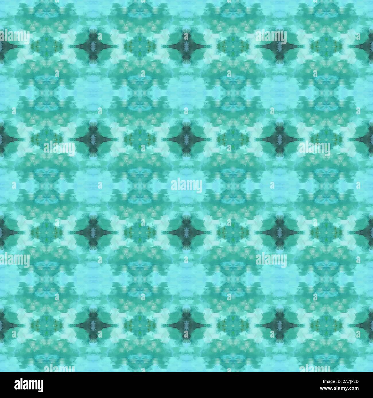 seamless repeating pattern with medium aqua marine, sky blue and powder ...