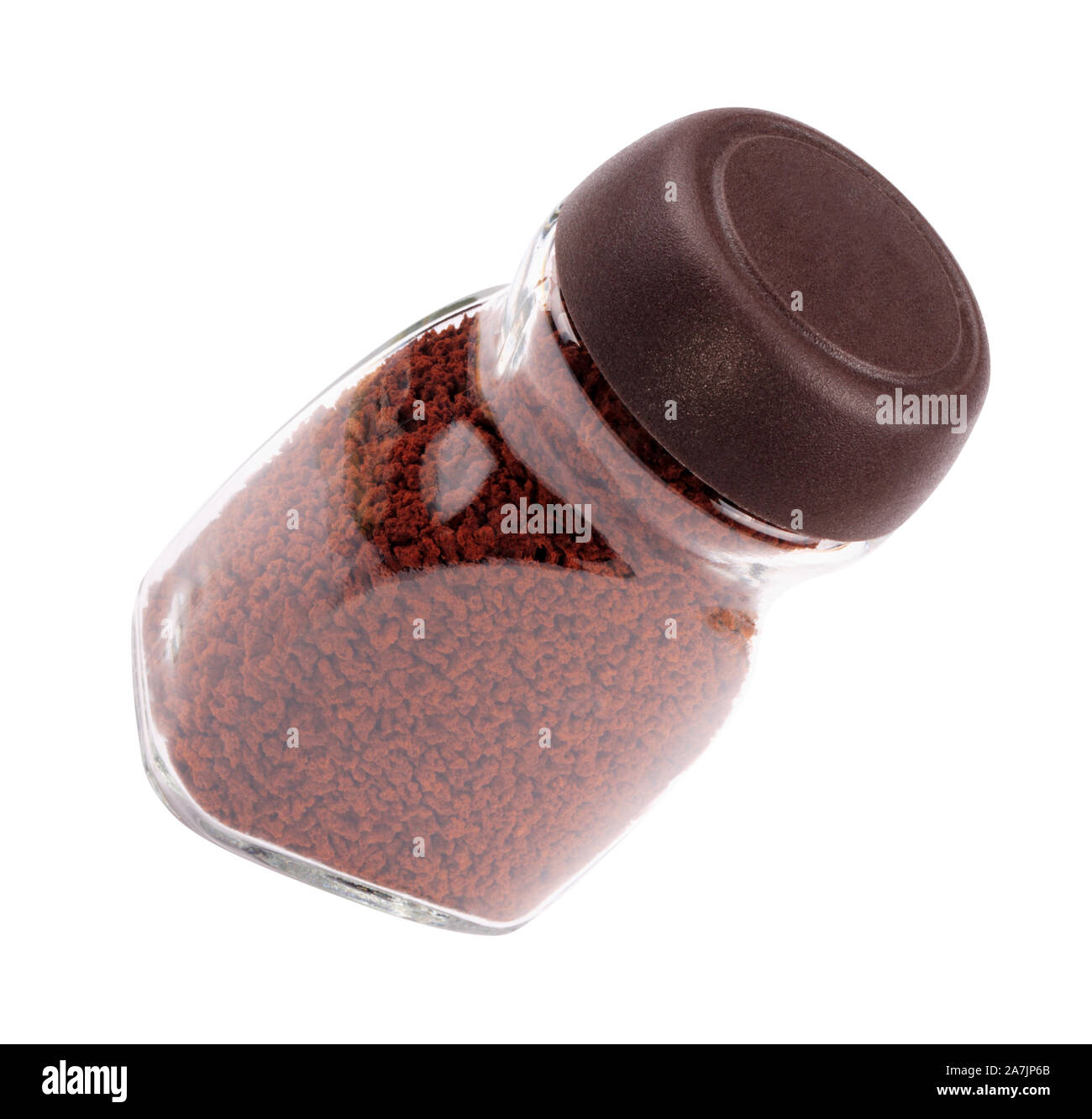 Jar of Instant Coffee Isolated Stock Photo - Alamy