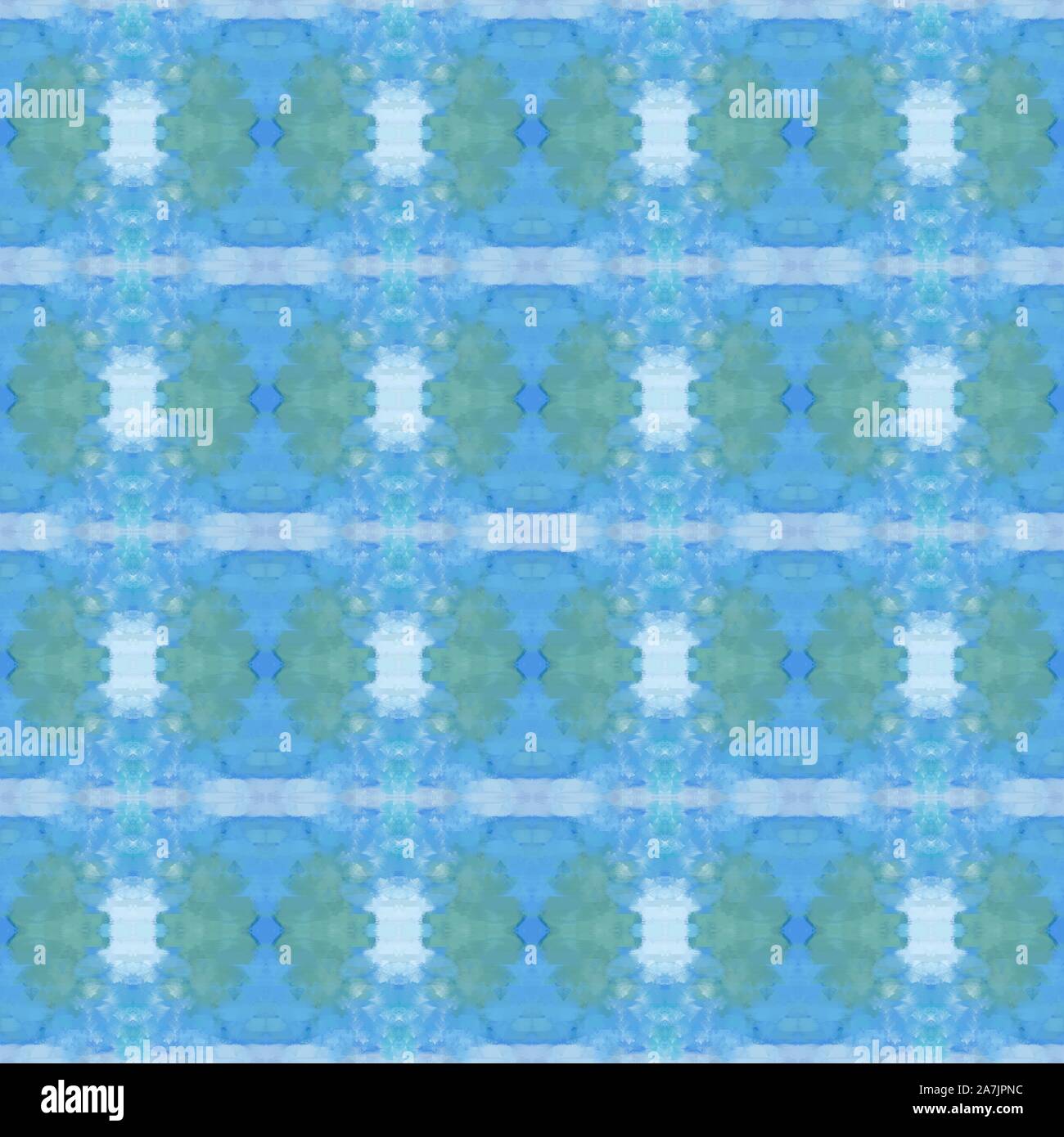 seamless repeating pattern design with corn flower blue, light blue and ...