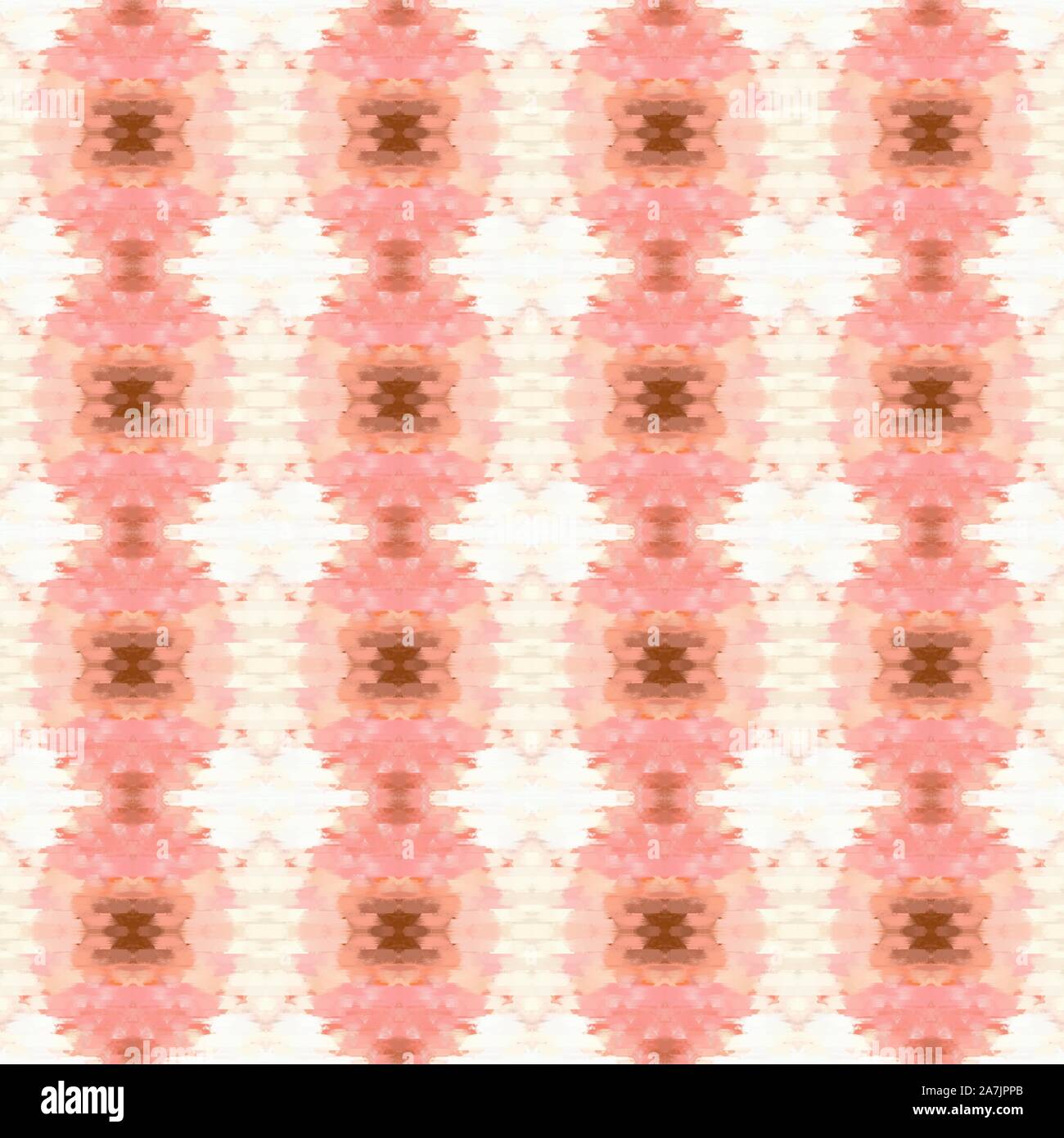 colorful seamless repeating pattern design with peach puff, baby pink ...