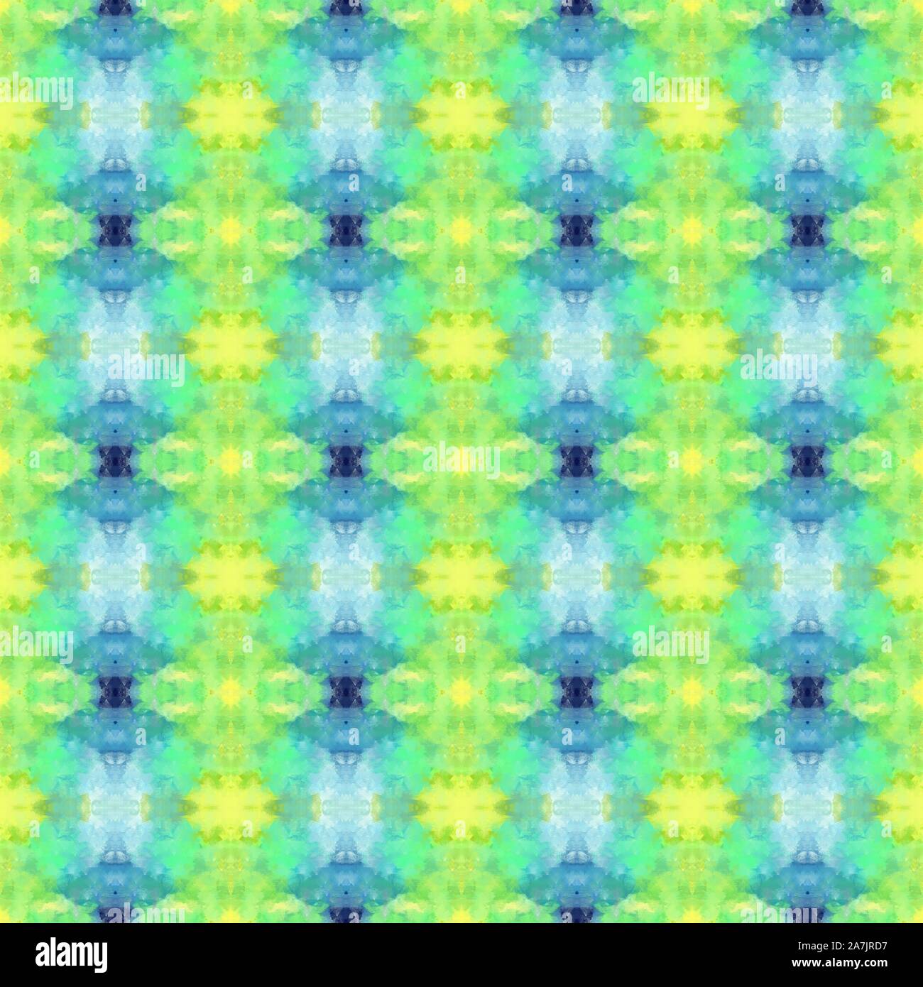 seamless repeating pattern design with light green, khaki and teal blue ...