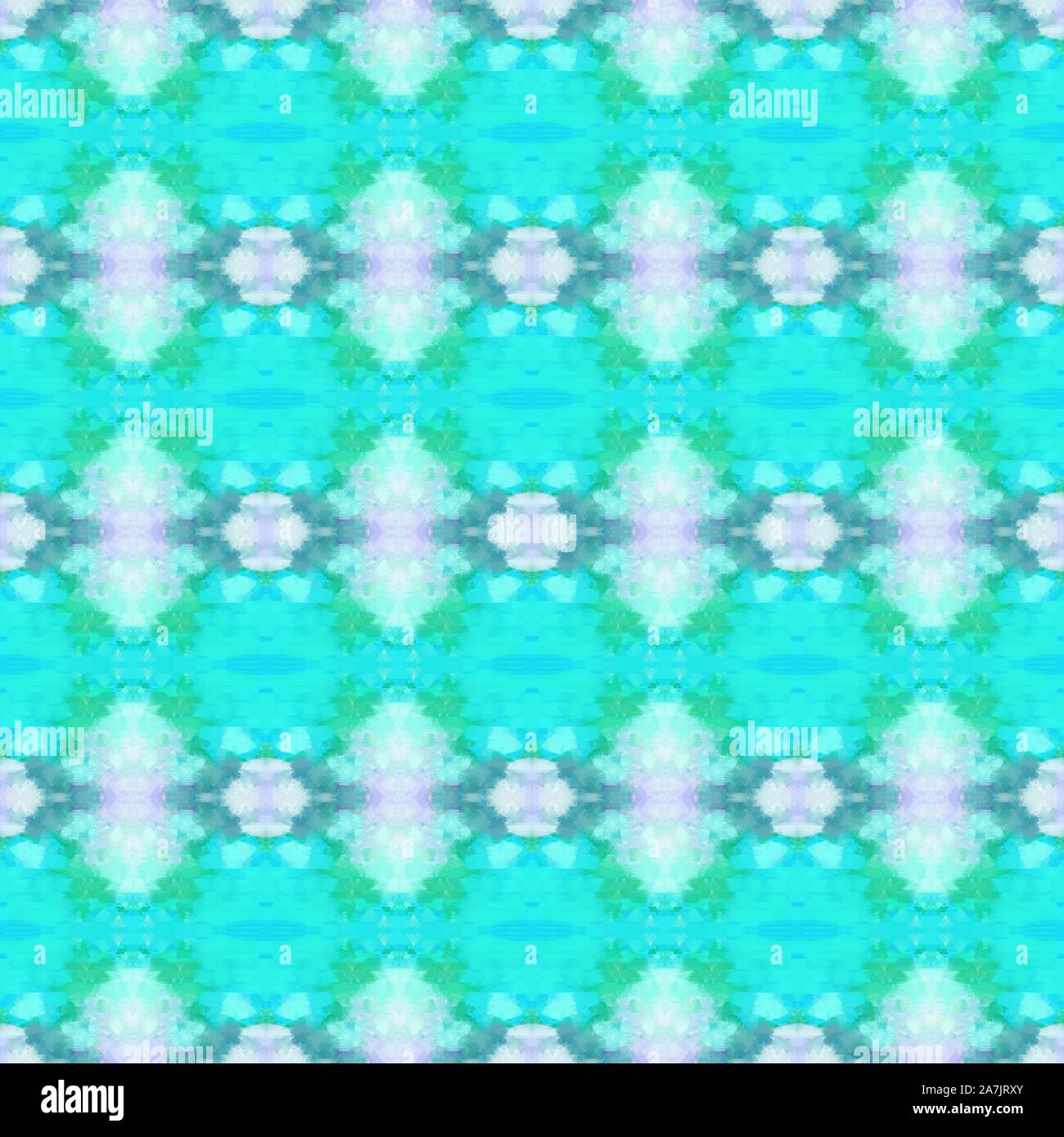 seamless repeating pattern illustration with pale turquoise, turquoise ...