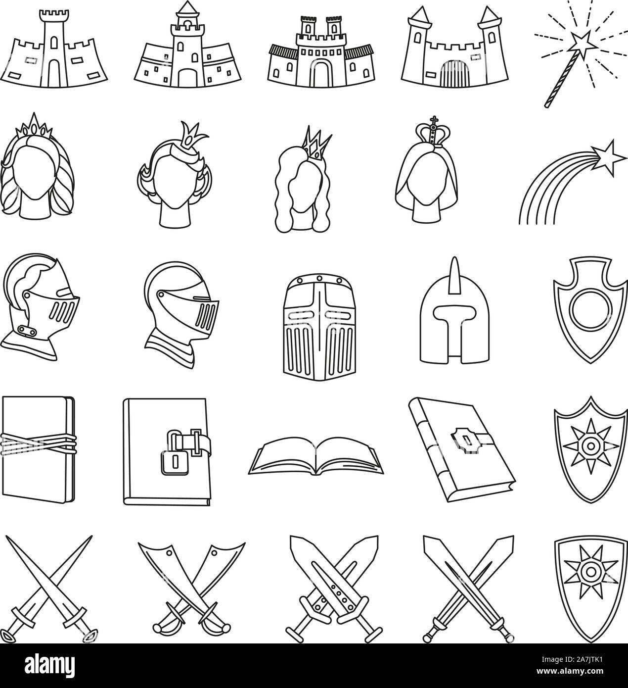 25 line art black Stock Vector Images - Alamy