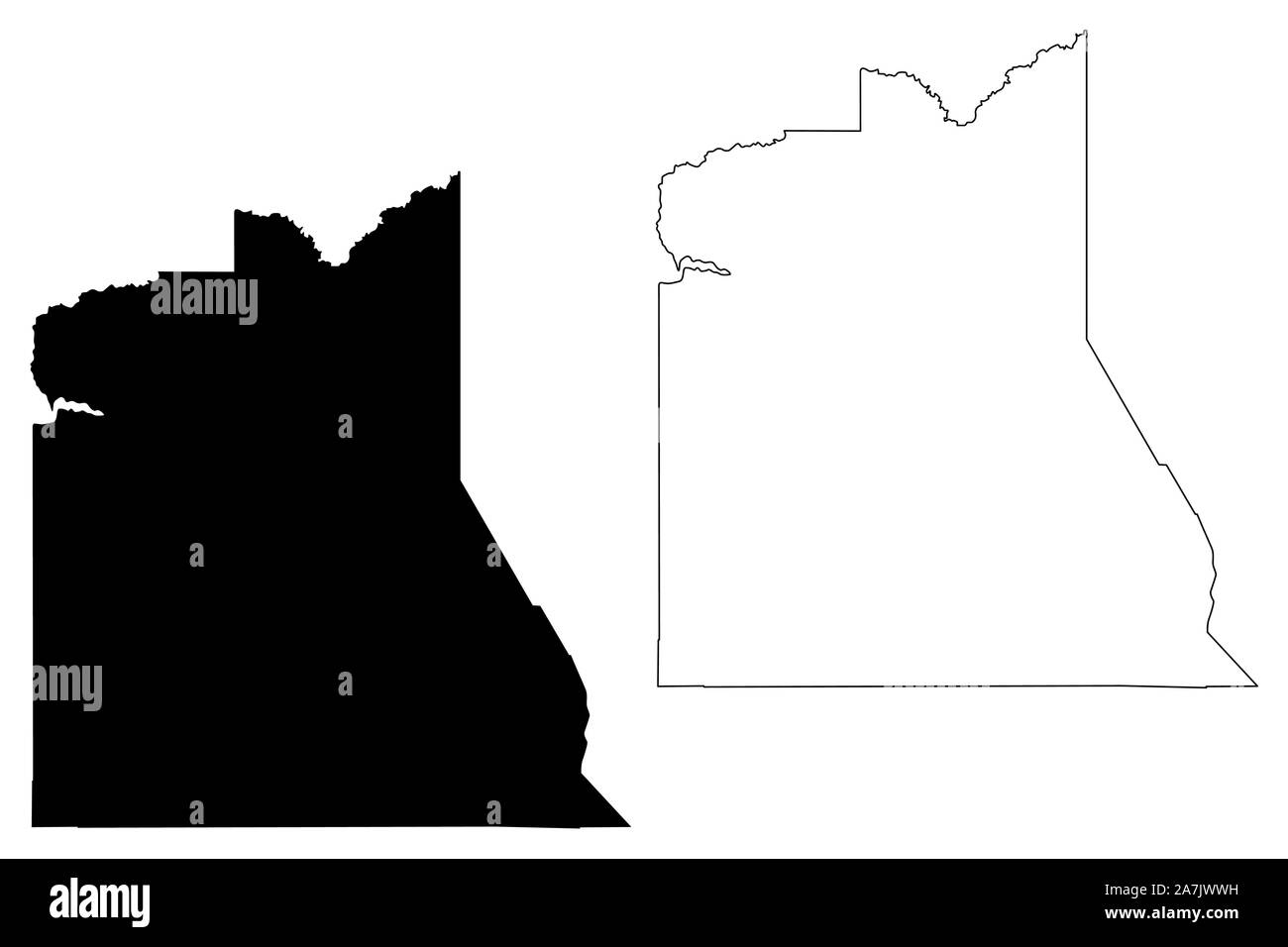 Graham county map Black and White Stock Photos & Images - Alamy