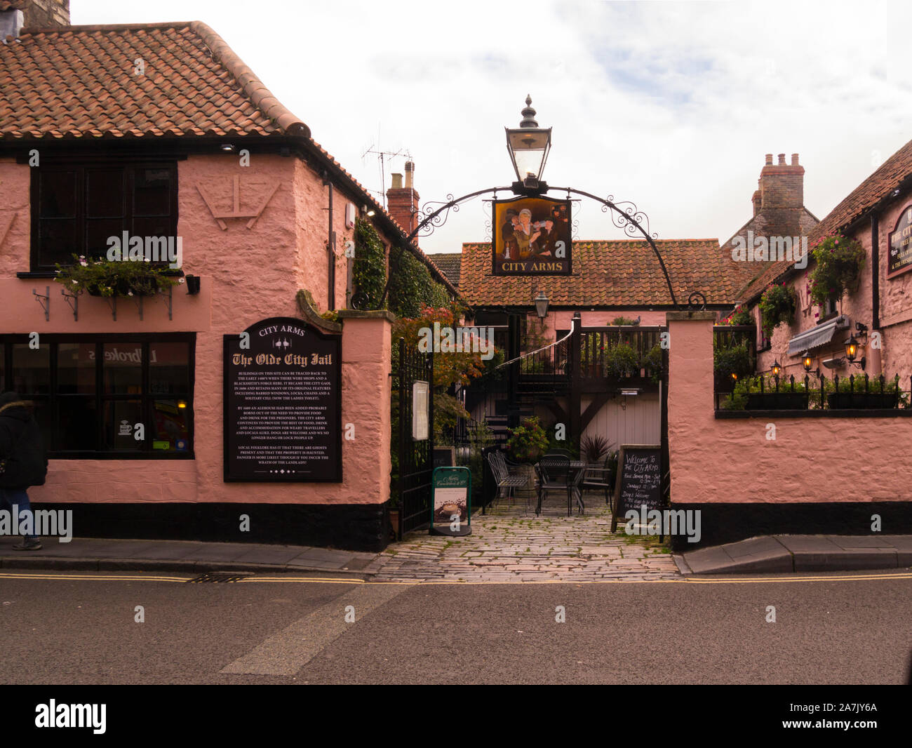 Previously shops blacksmith then old city jail in 1606 hi-res stock ...