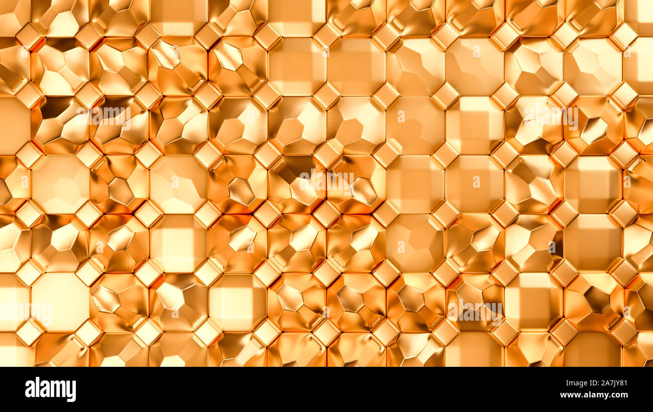 Gold metal background texture. 3d rendering, 3d illustration Stock ...
