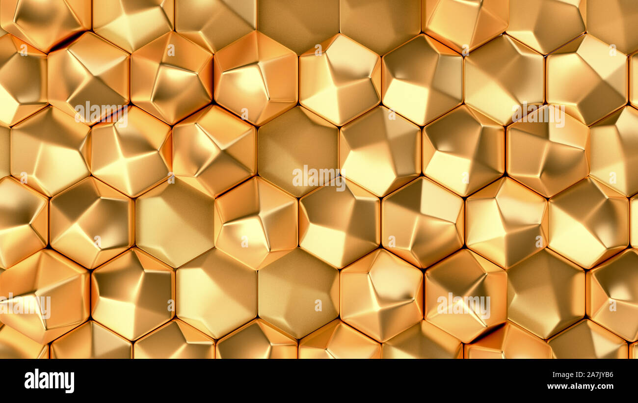 Gold metal background texture. 3d rendering, 3d illustration Stock ...