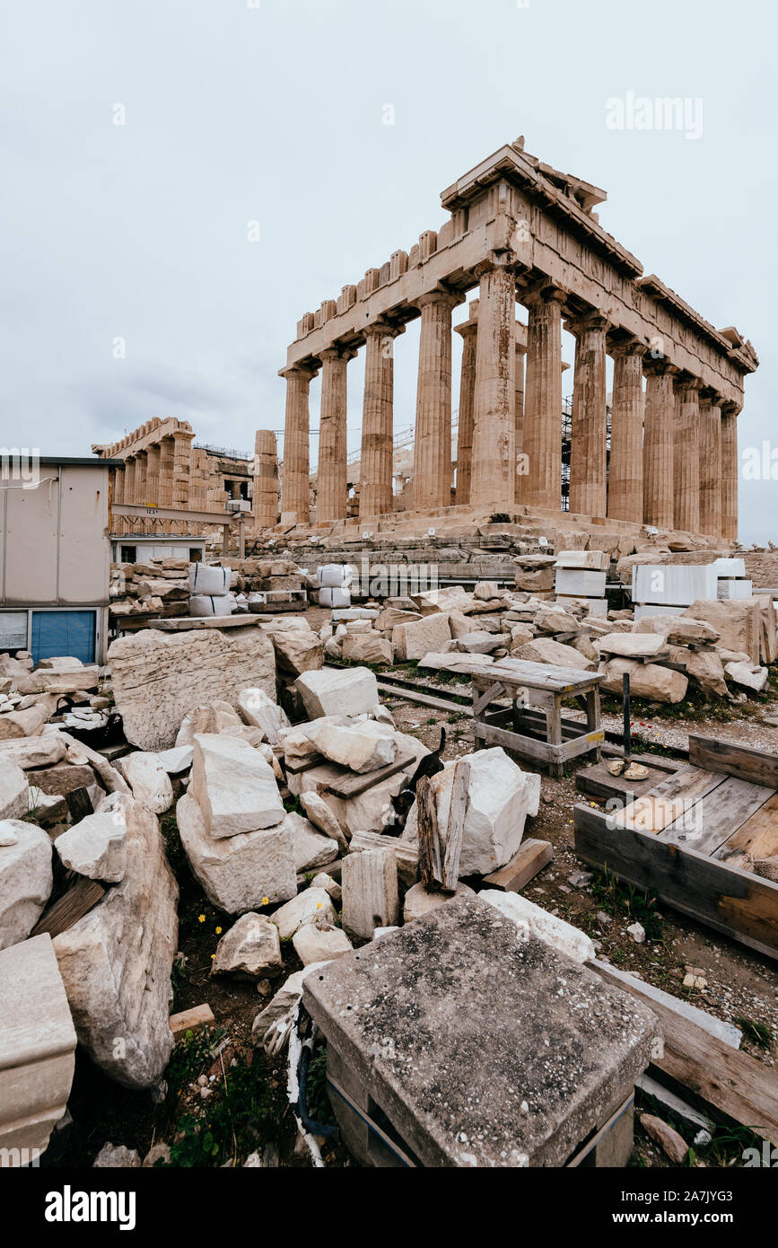 Athens Acropolis Cliff High Resolution Stock Photography and Images - Alamy