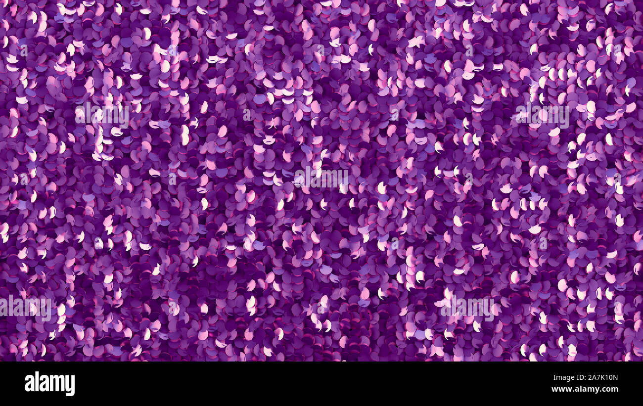 Beautiful black background with a purple glitter. 3d rendering, 3d ...