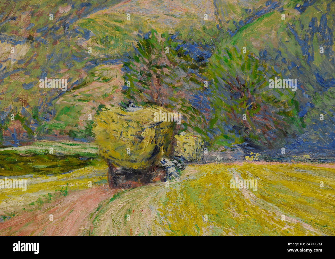 Jozef Pankiewicz (1866-1940). Polish painter. The Hay Wain, 1890 ...