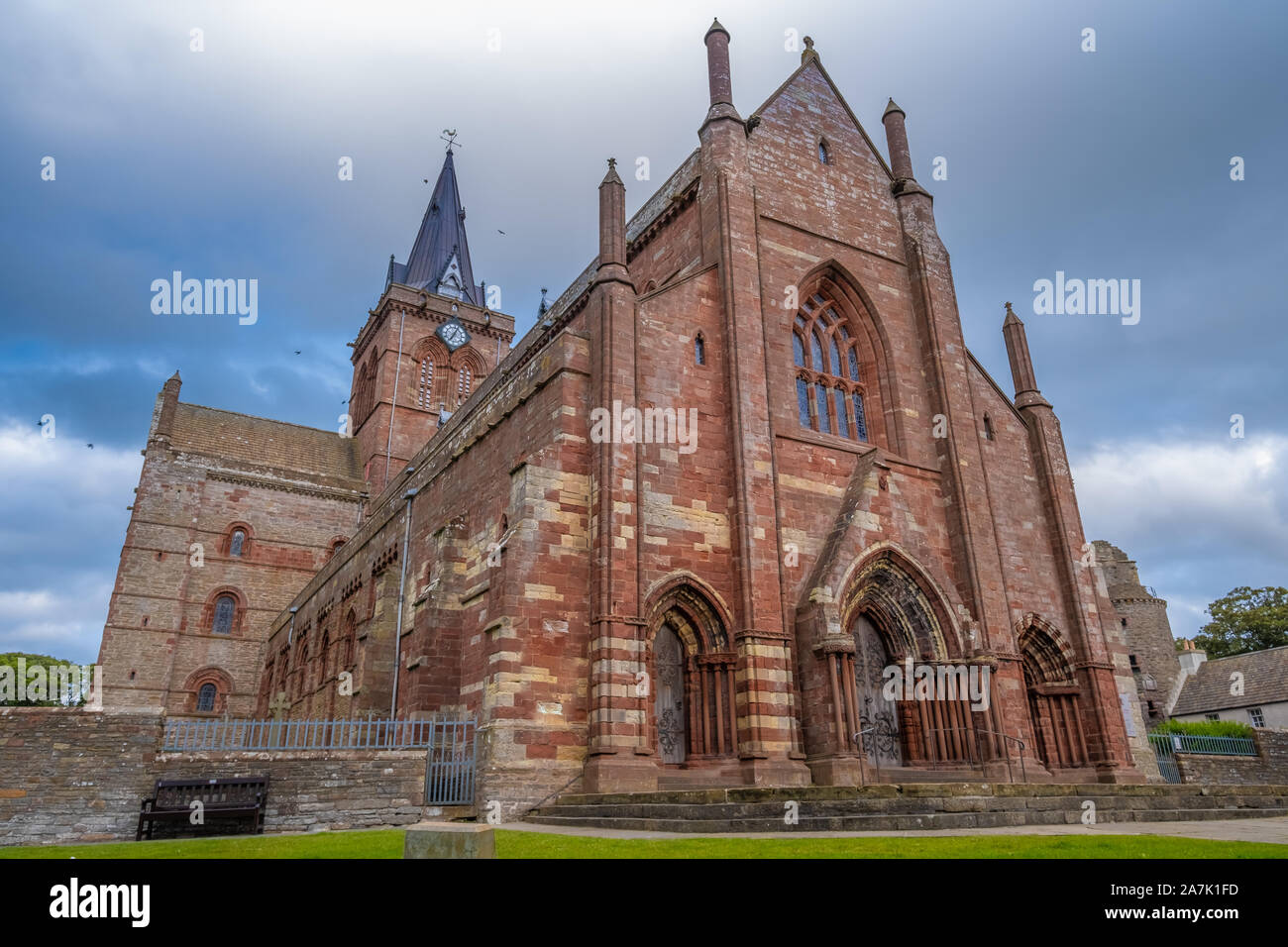 St Magnus Cathedral, Kirkwall, Mainland of the Orkney Islands, Scotland ...