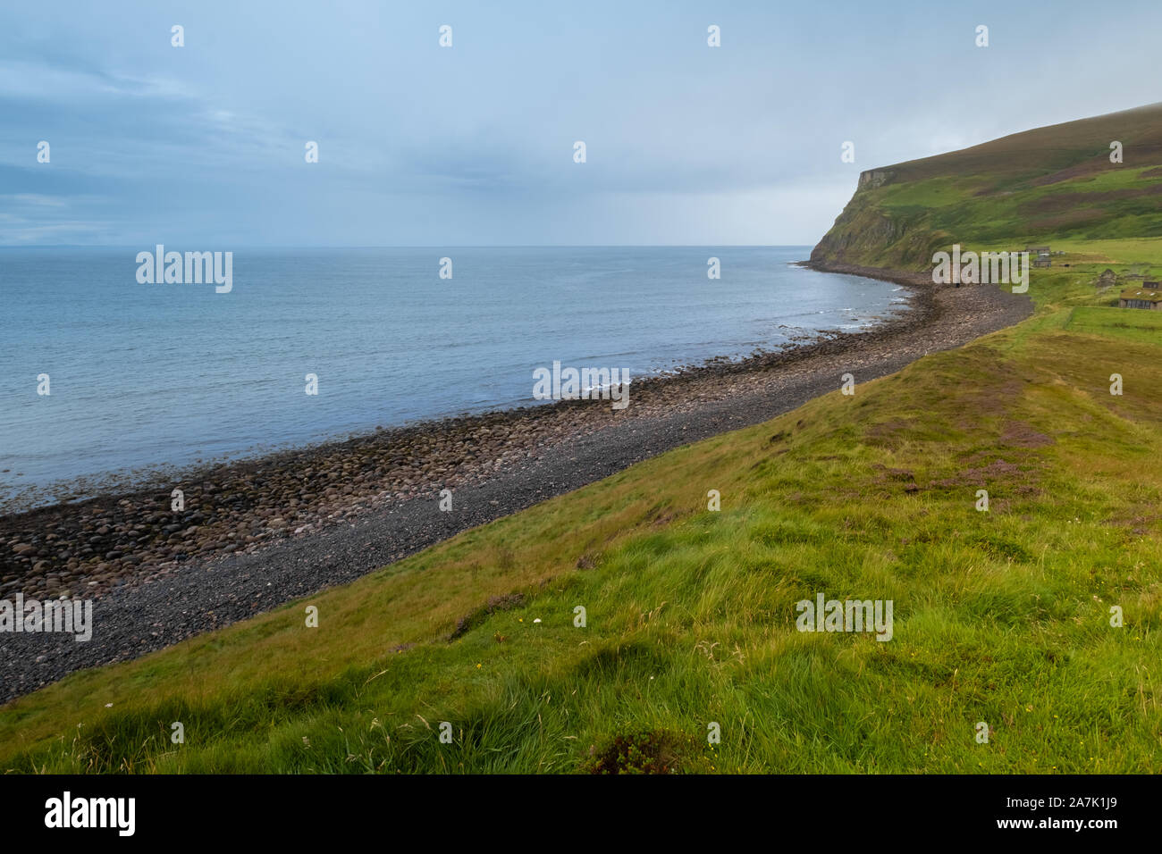 Rackwick Bay, a crofting township on the island of Hoy and considered ...