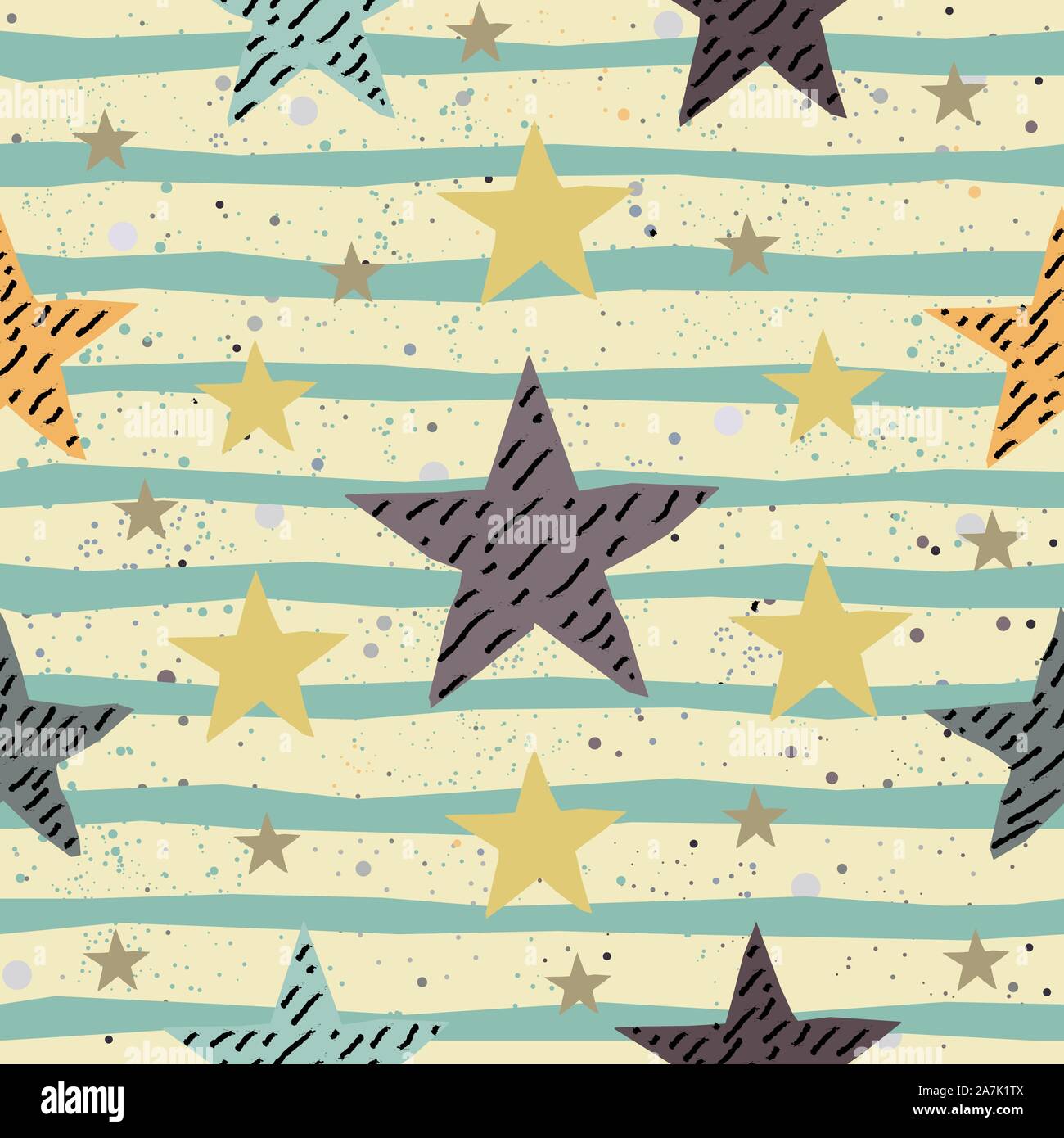 Cute Seamless Star Pattern. Great for backgrounds, backdrops, cars ...