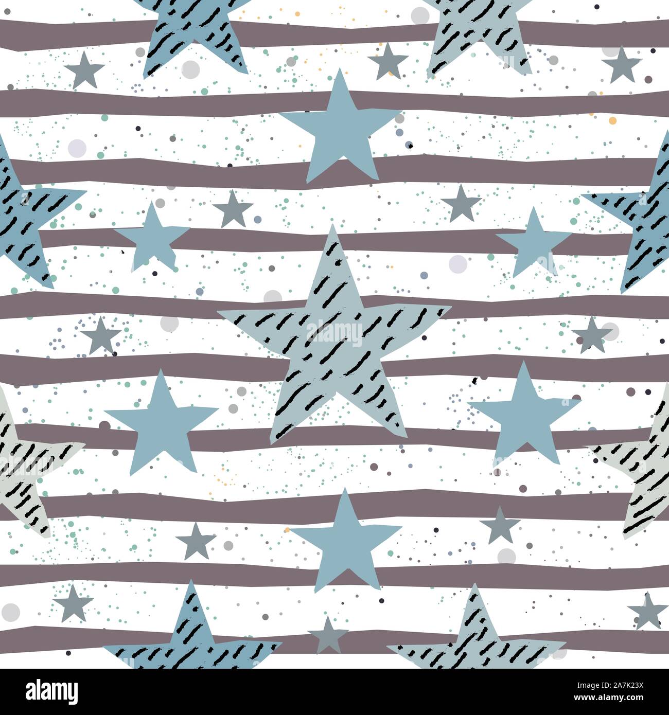 Cute Seamless Star Pattern. Great for backgrounds, backdrops, cars ...
