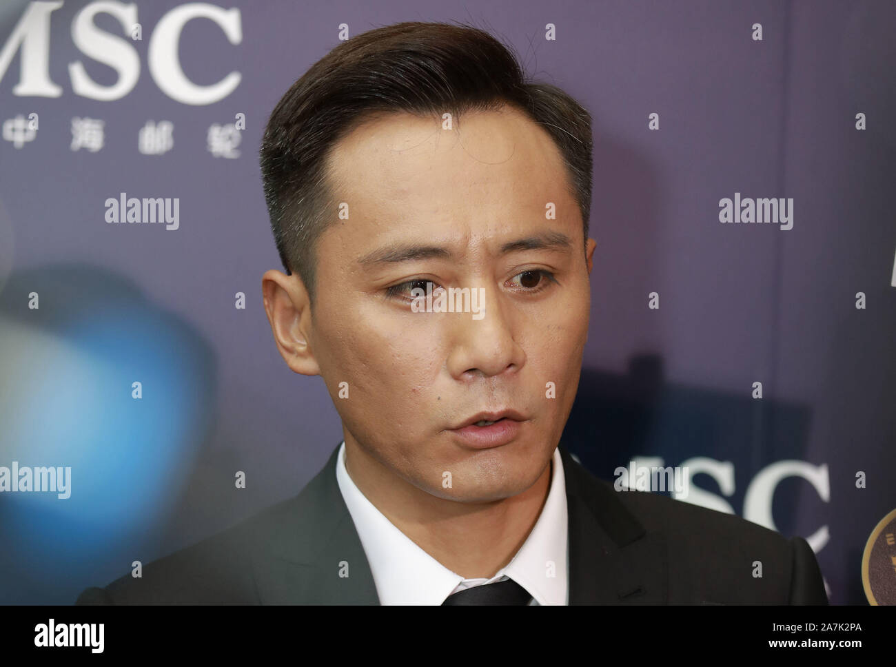 Chinese actor Liu Ye shows up at the MSC Cruise event in Shanghai ...